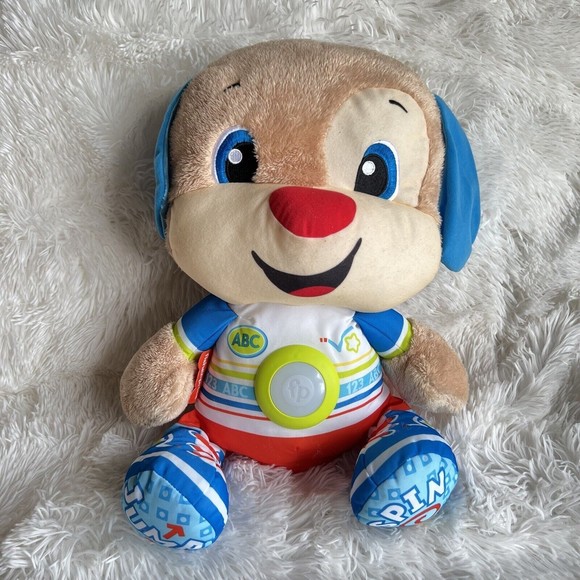 Fisher-Price | Toys | Fisher Price Learning Tummy Dog Singing Heart ...